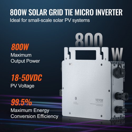 Micro-Inversor Solar 800W com Proteção IP65 para Energia Solar ...