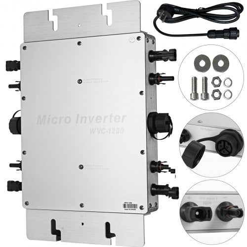 Micro-Inversor Solar 1200W IP65 para Sistemas de Energia Solar ...