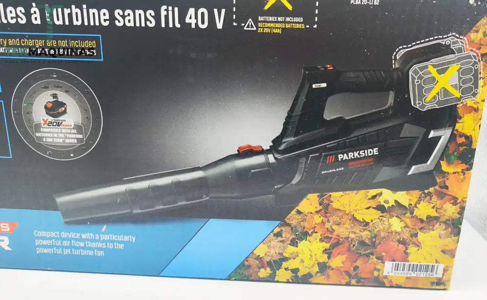 PARKSIDE PERFORMANCE Soprador de folhas de turbina sem fio de 40 V »PP ...