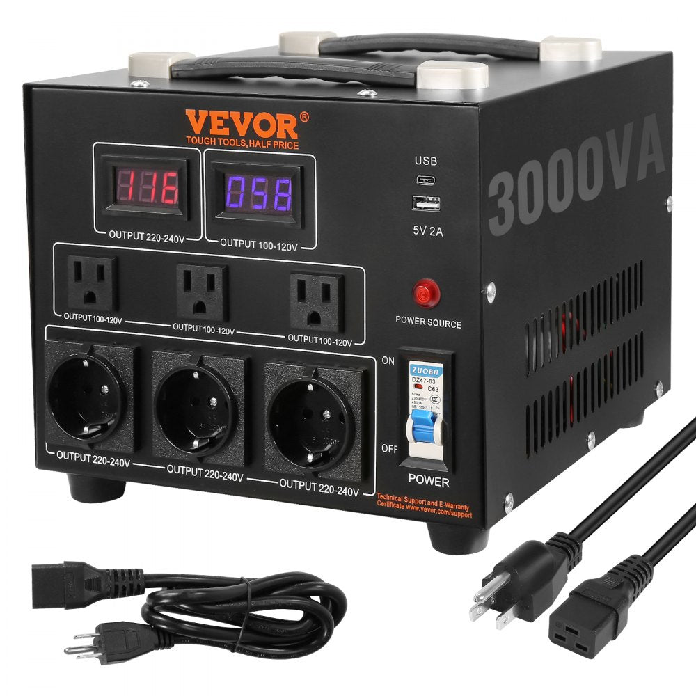 Transformador de Tensão 3000W AC 110V – Tekmaquinas - O seu sonho é a nossa prioridade!